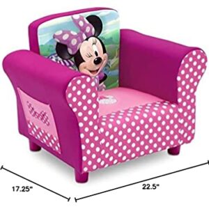 Delta Children Upholstered Chair, Disney Minnie Mouse