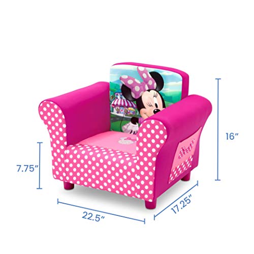 Delta Children Upholstered Chair, Disney Minnie Mouse