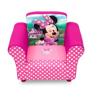 Delta Children Upholstered Chair, Disney Minnie Mouse