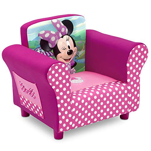 Delta Children Upholstered Chair, Disney Minnie Mouse