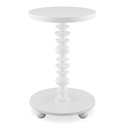 Delta Children Palmer End/Side Table, GREENGUARD Gold Certified, Bianca White