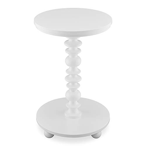 Delta Children Palmer End/Side Table, GREENGUARD Gold Certified, Bianca White