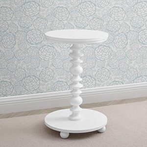 Delta Children Palmer End/Side Table, GREENGUARD Gold Certified, Bianca White