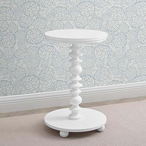 Delta Children Palmer End/Side Table, GREENGUARD Gold Certified, Bianca White