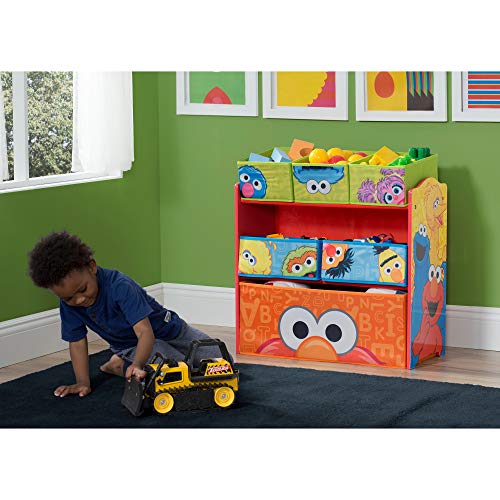 Sesame Street 6 Bin Design and Store Toy Organizer by Delta Children