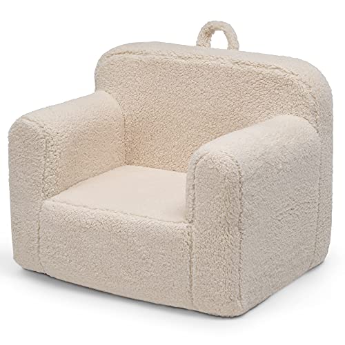 Delta Children Cozee Sherpa Chair, Cream