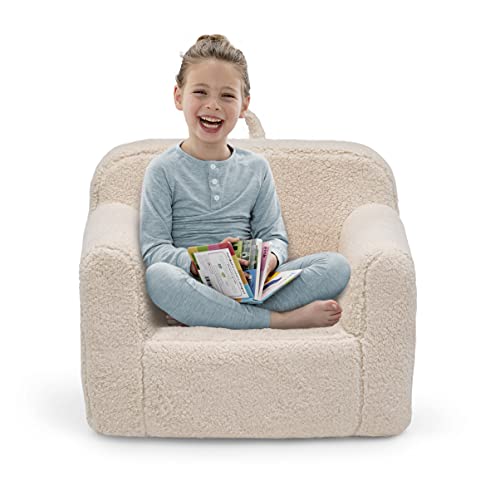 Delta Children Cozee Sherpa Chair, Cream