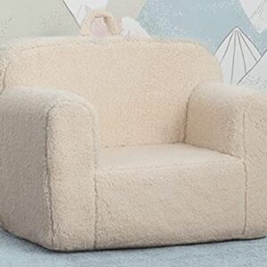 Delta Children Cozee Sherpa Chair, Cream