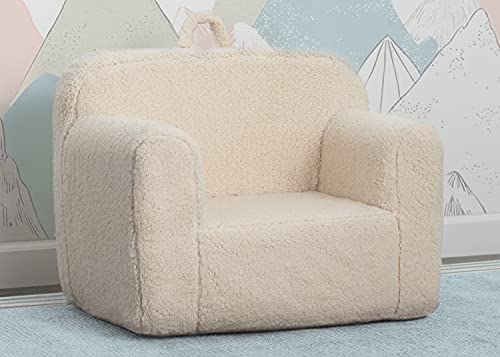 Delta Children Cozee Sherpa Chair, Cream