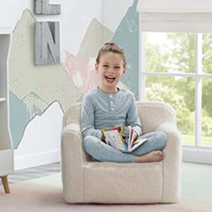 Delta Children Cozee Sherpa Chair, Cream