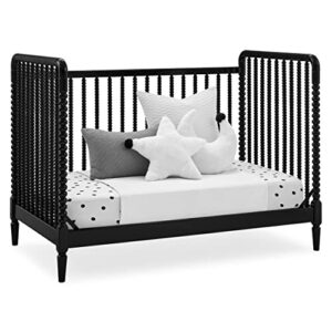 Delta Children Saint 4-in-1 Convertible Crib, Includes Conversion Rails, Greenguard Gold Certified, Black