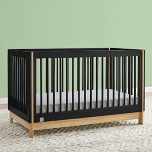 babyGap by Delta Children Tate 4-in-1 Convertible Crib - Greenguard Gold Certified, Ebony/Natural