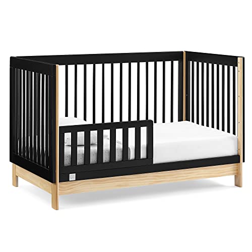 babyGap by Delta Children Tate 4-in-1 Convertible Crib - Greenguard Gold Certified, Ebony/Natural