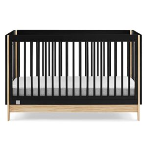 babyGap by Delta Children Tate 4-in-1 Convertible Crib - Greenguard Gold Certified, Ebony/Natural