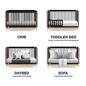 babyGap by Delta Children Tate 4-in-1 Convertible Crib - Greenguard Gold Certified, Ebony/Natural