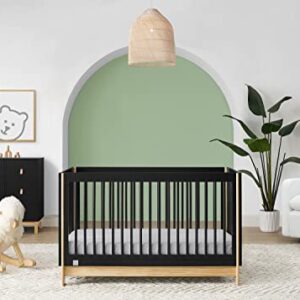 babyGap by Delta Children Tate 4-in-1 Convertible Crib - Greenguard Gold Certified, Ebony/Natural