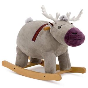 delta children frozen ii sven plush rocking horse, disney frozen ii