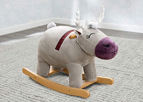 Delta Children Frozen II Sven Plush Rocking Horse, Disney Frozen II