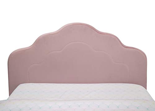 Delta Children Upholstered Twin Bed, Rose Pink