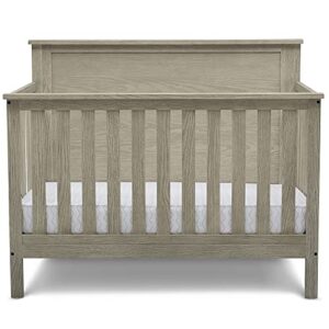 delta children middleton 4-in-1 convertible baby crib, textured limestone