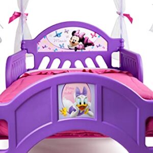 Delta Children's Products Minnie Mouse Canopy Toddler Bed,Purple