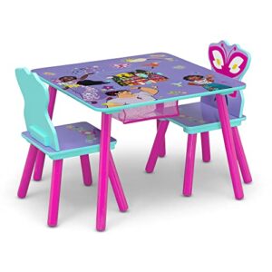 Disney Encanto Kids Table and Chair Set with Storage (2 Chairs Included) by Delta Children - Ideal for Arts & Crafts, Snack Time, Homeschooling, Homework & More - Greenguard Gold Certified, Purple