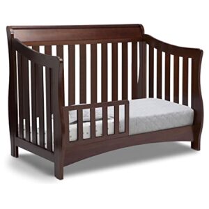 Delta Children Bentley S Series 4-in-1 Convertible Baby Crib, Chocolate