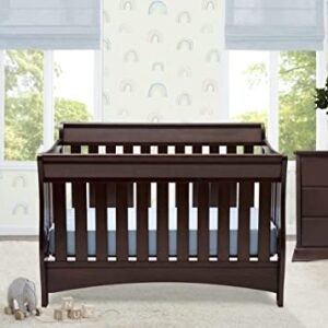 Delta Children Bentley S Series 4-in-1 Convertible Baby Crib, Chocolate