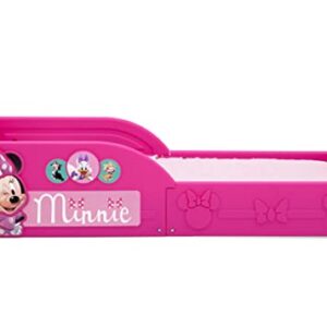 Delta Children Minnie Mouse Sleep & Play Toddler Bed and Toy Box -Bedroom Set