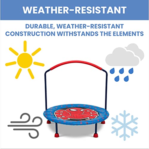 Delta Children 3-Foot Trampoline for Spider-Man Toddlers and Kids