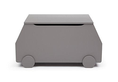 Delta Children Metro Toy Box, Classic Grey