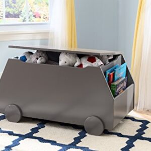 Delta Children Metro Toy Box, Classic Grey