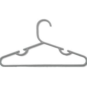 Delta Gray Nursery Hangers 24 Pack for Baby, Toddler, Kids, Children (3 Packs of 8) (Gray)