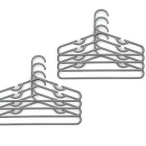 Delta Gray Nursery Hangers 24 Pack for Baby, Toddler, Kids, Children (3 Packs of 8) (Gray)