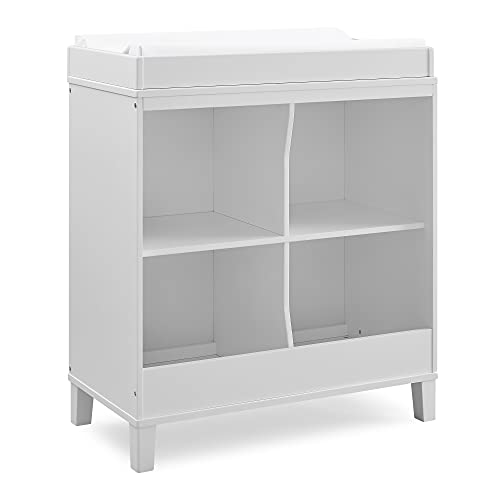 Delta Children Huck Convertible Changing Table, Bianca White