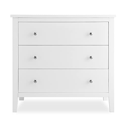 Delta Children Campbell 3 Drawer Dresser, Bianca White