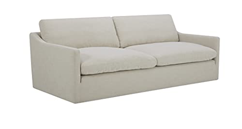 Amazon Brand – Stone & Beam Rustin Contemporary Deep-Seated Sofa Couch, 89"W, Cream