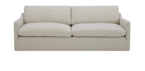 Amazon Brand – Stone & Beam Rustin Contemporary Deep-Seated Sofa Couch, 89"W, Cream