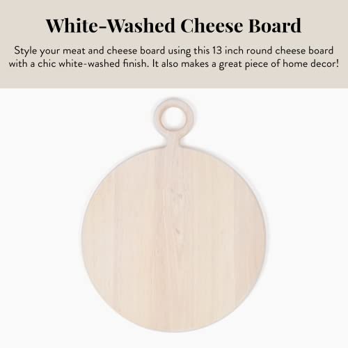 10 Piece Cheese and Charcuterie Board Set, White, Host at Home by The Bamboo Abode