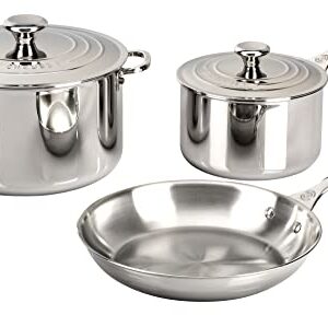 Le Creuset Tri-Ply Stainless Steel 5 pc. Cookware Set, 5 pc