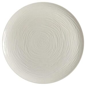 crate & barrel spool chop plate (round platter)