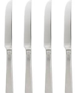 oneida techny for crate & barrel dinner knife, set of 4