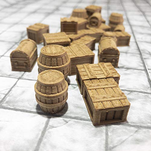 Extruded Gaming Crates Barrels and Chests