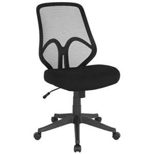 flash furniture salerno series high back black mesh office chair