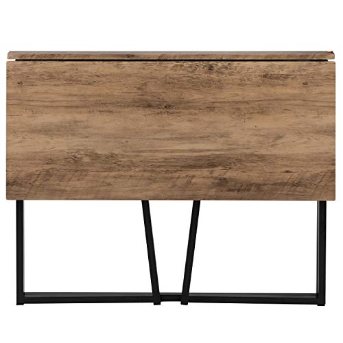 Flash Furniture Small Rustic Natural Home Office Folding Computer Desk - 36"