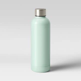 Room Essentials 17.5oz Double Wall Stainless Steel Vacuum Water Bottle (Mint Green)