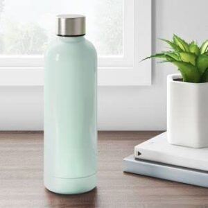 Room Essentials 17.5oz Double Wall Stainless Steel Vacuum Water Bottle (Mint Green)