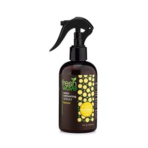 fresh wave lemon odor eliminator spray & air freshener, 8 oz. | odor absorbers for home | safer odor relief | natural plant-based odor eliminator | for furniture, fabrics & trash