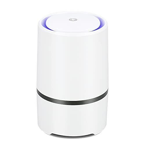 MELEDEN Air Purifier for Home with Filters, 2022 Upgraded Design Low Noise Air Purifiers for Home (White)