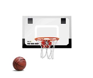 sklz pro mini basketball hoop with ball, standard (18 x 12 inches)